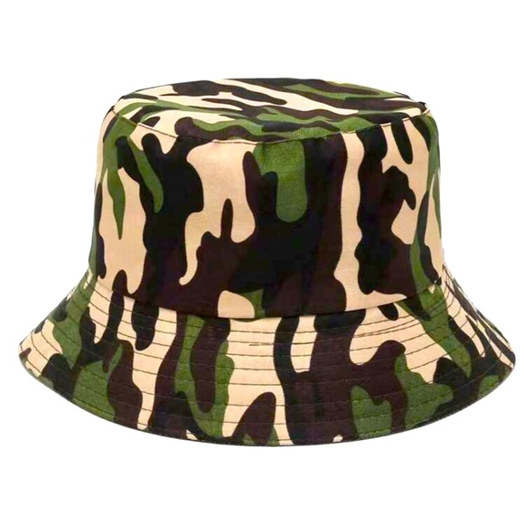 unb | Accessories | Camo Fisherman Bucket Hat Nwt | Poshmark